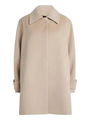 JOSEPH Wool-Cashmere Loti Coat Beige