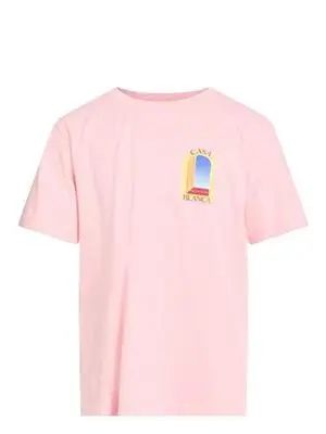 Casablanca Man T-shirt Pink Size Xl Organic Cotton Pink