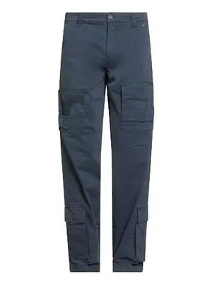 AERONAUTICA MILITARE Cotton-elastane Cargo Pants - Blue