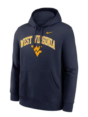 Nike West Virginia Arch College Pullover Hoodie - Blue