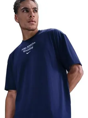 Nike Men's Wrestling Max90 T-shirt Blue