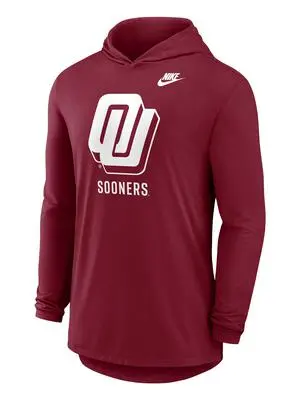 Nike Legacy Dri-fit College Long-sleeve Hooded T-shirt - Red