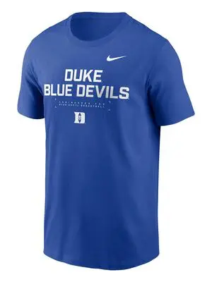 Nike Duke Courtside Basketball Dri-fit College T-shirt - Blue