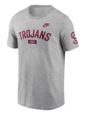 Nike Usc Legacy Arch 2-hit College T-shirt - Grey