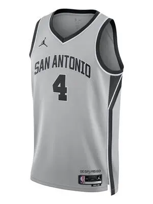JORDAN San Antonio Spurs 2025/26 Statement Edition Dri-fit Nba Swingman Jersey - Grey