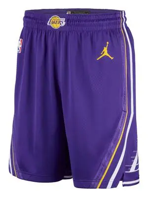 JORDAN Los Angeles Lakers Statement Edition Swingman Dri-fit Nba Shorts - Purple