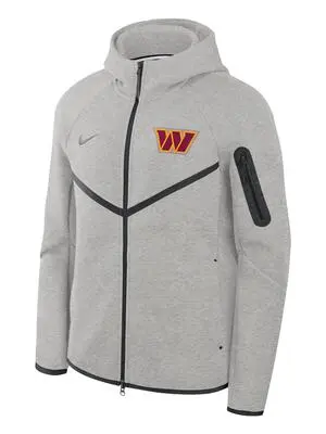 Nike Washington Commanders Nfl Full-zip Hooded Jacket - Grey