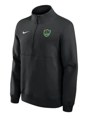 Nike Florida A&m University Club Fleece 1/4-zip Top - Black