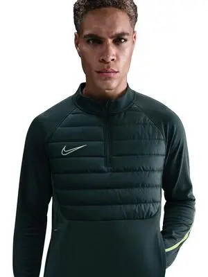 Nike Academy Winter Warrior Therma-fit 1/2-zip Soccer Top - Green