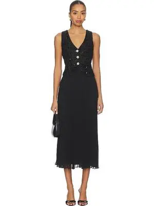 Likely Dorothea Midi Dress - Black
