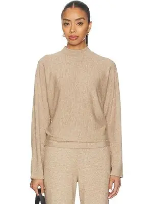 Vince Cozy Dolman Mock Neck Pullover Bruna