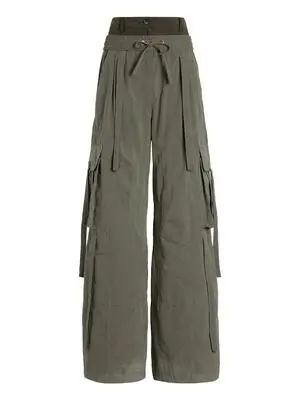 Dolce & Gabbana Waxed Faille Pants - Green