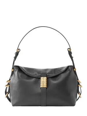 Pinko Saddle Baguette Shoulder Bag - Black