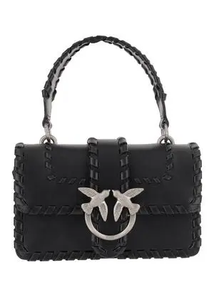 Pinko Mini Love Leather Handbag - Black