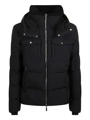 MOORER Down Coat - Black