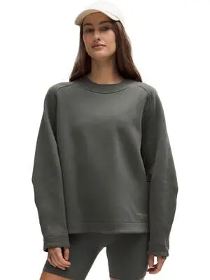 Lululemon Loungeful Relaxed-Fit Crewneck Sweatshirt Palm Deco