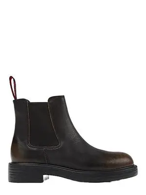 Camper Dean Ankle Boots - Wine