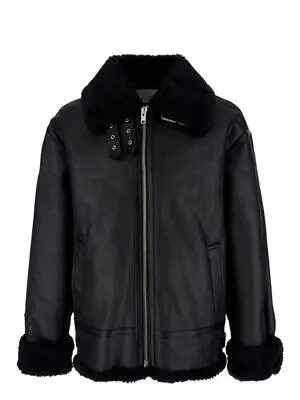 DUNST Eco-shearling Jacket - Black
