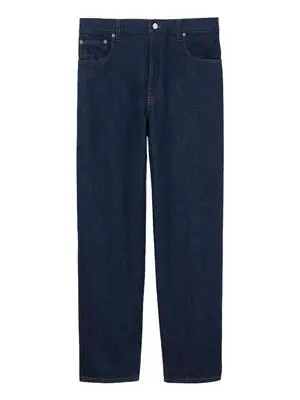 Gucci Slim-fit Cotton Denim Pants - Blue