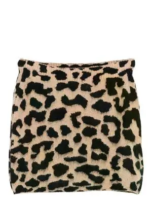 AKEP Patterned Mini Skirt - Neutrals