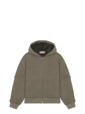 KIKO KOSTADINOV X Fox Racing Sherpa Zip Fleece Hoodie - Dark Stone