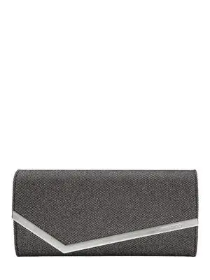JIMMY CHOO Emmie Clutch Bag Grey