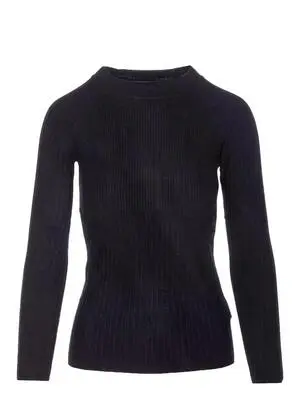 Patrizia Pepe Essential Long-sleeve Sweater - Black