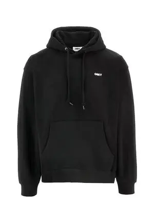 Obey Logo-detail Hoodie - Black