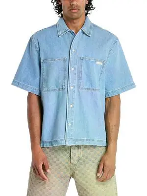 Calvin Klein Bowler Shirt - Blue