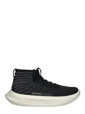 Under Armour Lace-up Ribbed-effect Sneakers - Black