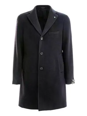 Tagliatore Wool Coat - Blue