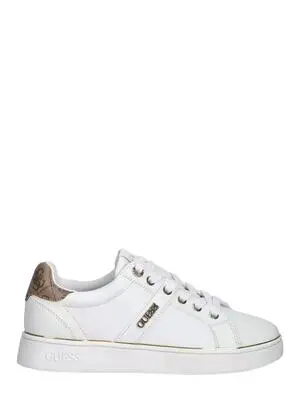 Guess Leather Sneakers - White