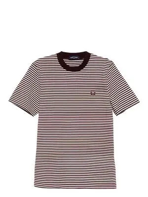 Fred Perry Logo-embroidered T-shirt - Red