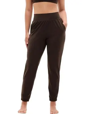 Athleta Elation Ultra High Rise Jogger - Truffle