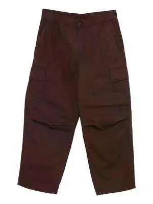 Carhartt Work In Progress Logo-patch Trousers - Brown