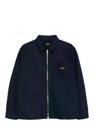 STAN RAY Logo-patch Jacket - Blue