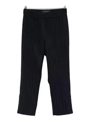 Pinko Pinstripe Trousers - Black