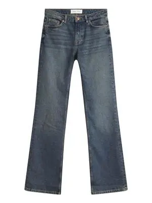 SAMSØE SAMSØE Saella Slim Flare Jeans - Vermont Blue