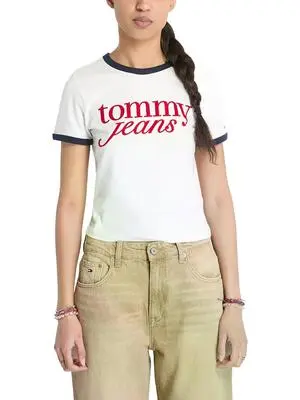 Tommy Hilfiger Logo-print T-shirt - White