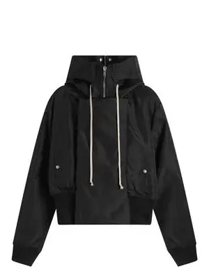 Rick Owens Cropped Alice Parka Jacket - Black