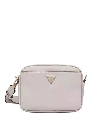Guess Triangle Logo Cross Body Bag - Neutrals