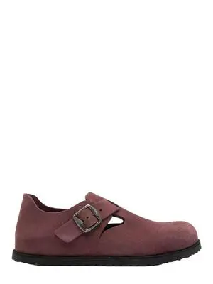 BIRKENSTOCK Berlin London Suede Derby Shoes - Red