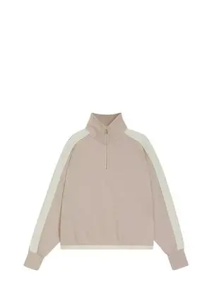BOSS Zip-neck Sweatshirt - Neutrals