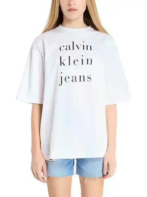 Calvin Klein Logo-print T-shirt - White