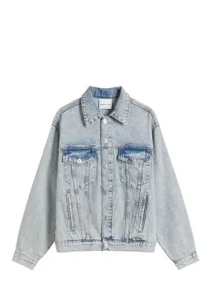 MKI MIYUKI ZOKU Denim Trucker Jacket - Bleach Wash