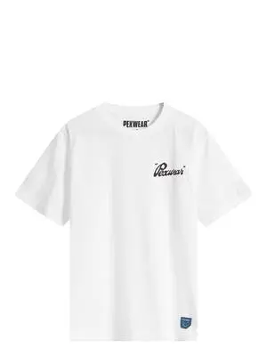 PEXWEAR Italic Logo T-shirt - White