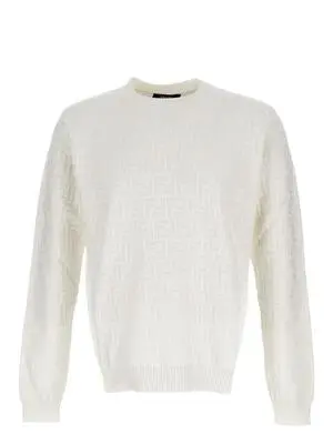 Fendi Crewneck Pullover - White