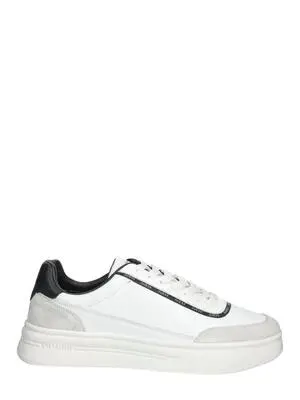 Guess Logo-trim Low-top Sneakers - White