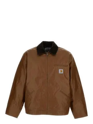 Carhartt Work In Progress Carhartt WIP OG Dean Cotton Canvas Blazer Brown