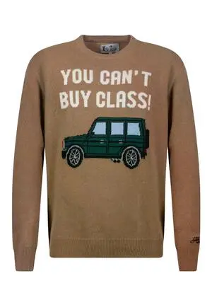 MC2 SAINT BARTH Car Graphic Sweater - Brown